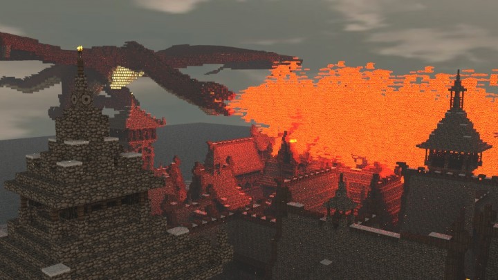 The Hobbit - Esgaroth, Dale, Erebor & Ravenhill Minecraft Map