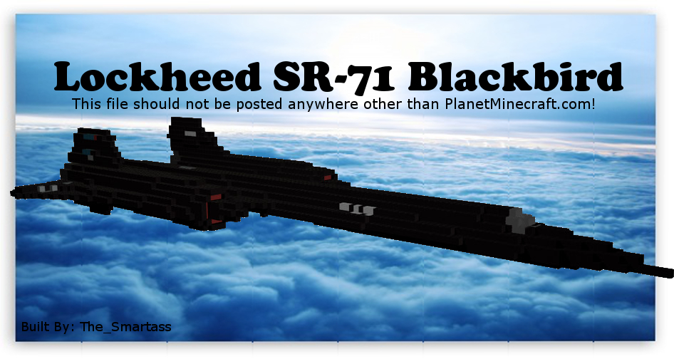 Lockheed SR-71 Blackbird Minecraft Map