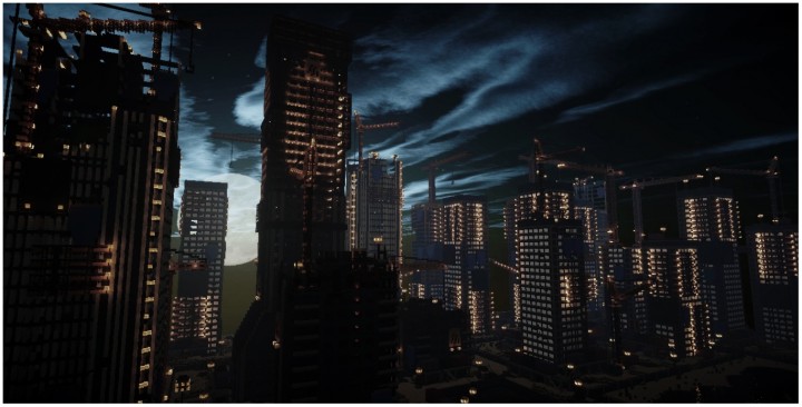 SuperNova XL Desert Construction Site Minecraft Map