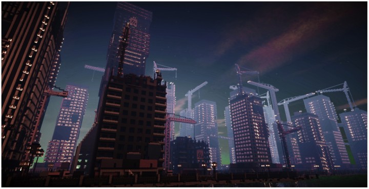 SuperNova XL Desert Construction Site Minecraft Map