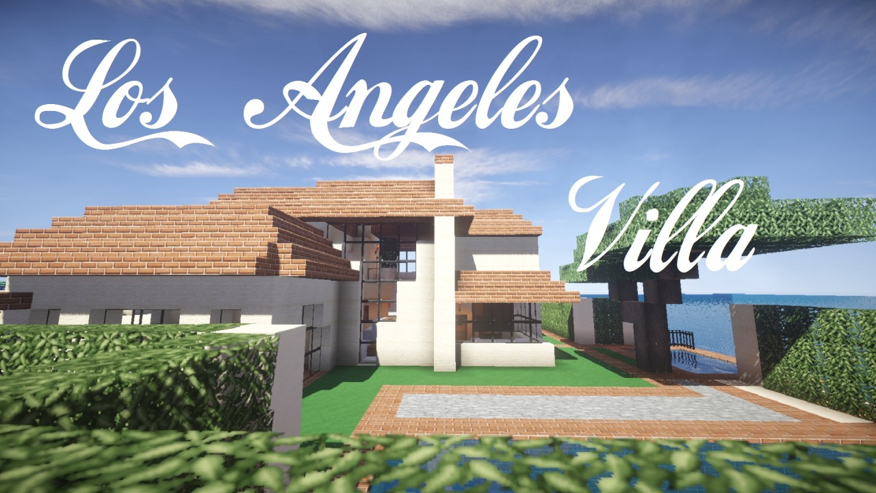Los Angeles Villa Minecraft Map