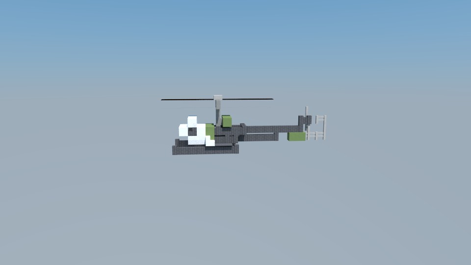[Minecraft Vehicles] Chopper from the TV show M*A*S*H Minecraft Map