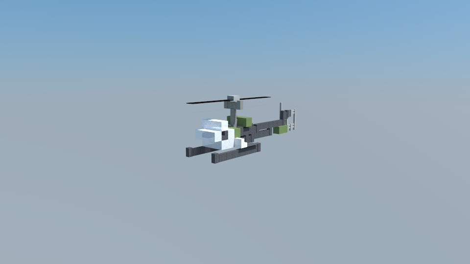 [Minecraft Vehicles] Chopper from the TV show M*A*S*H Minecraft Map