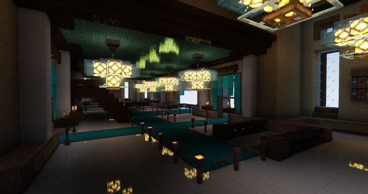 Faraton city hall (full interior) Minecraft Map
