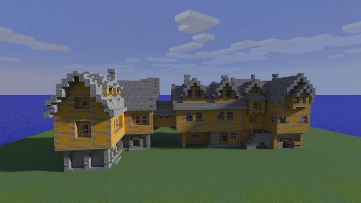 Long medieval house Minecraft Map