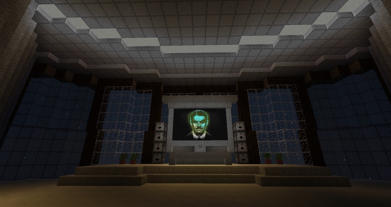 Mr. House from Fallout: New Vegas Minecraft Map