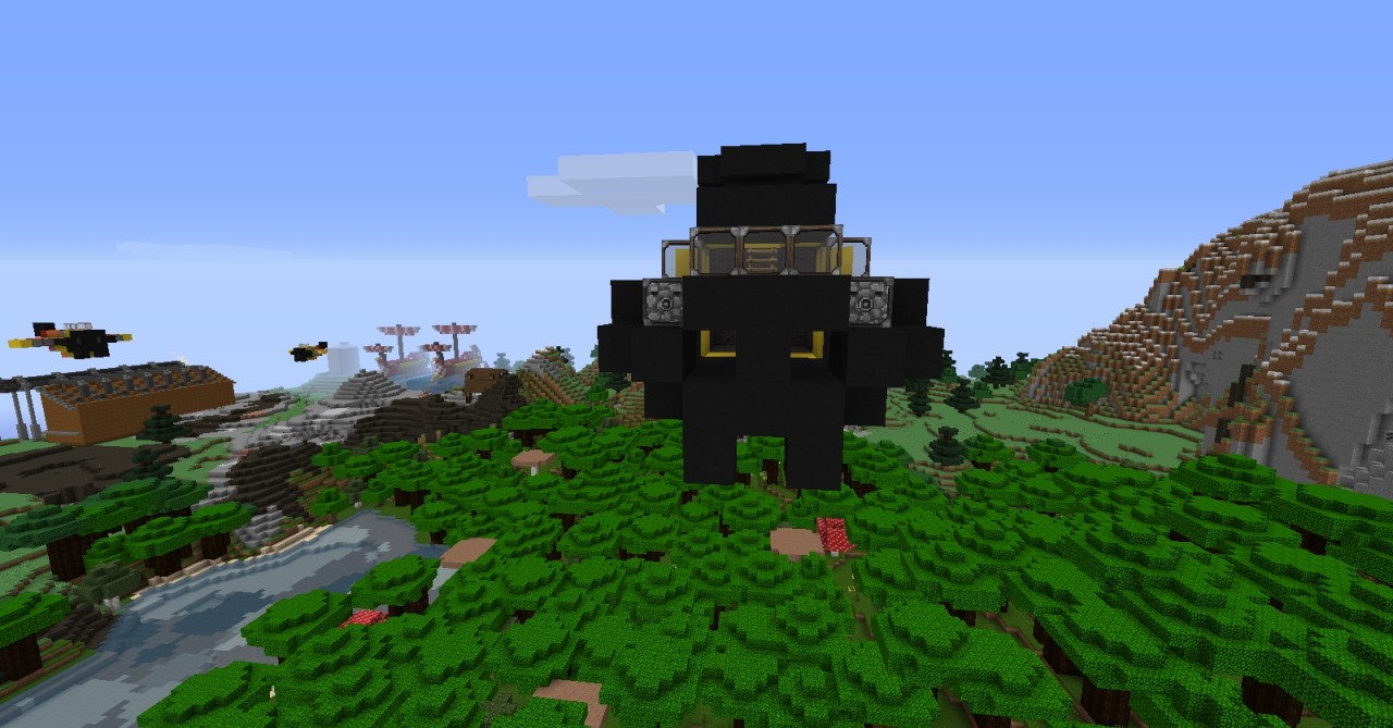 BlackSkull Light Cruiser Minecraft Map