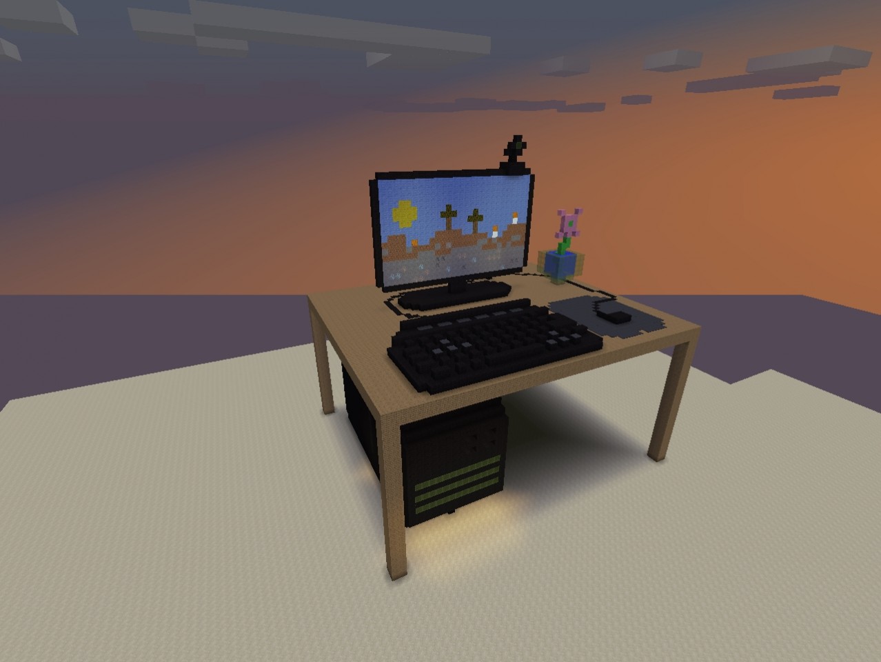 Gaming PC Minecraft Map