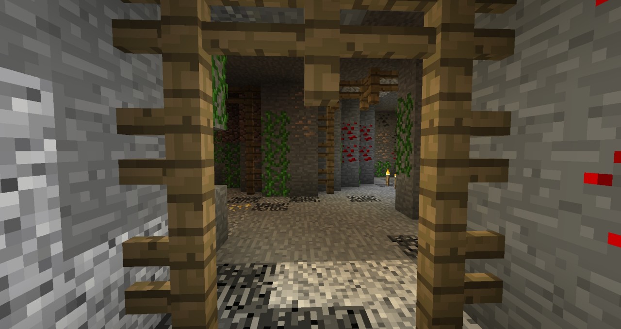 abandoned mine Minecraft Map