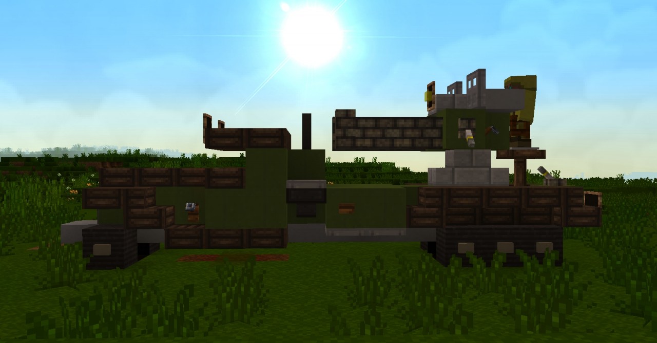 Anti-Aircraft Truck Type 08 Minecraft Map