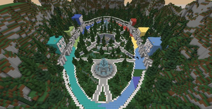 Hub spawn (hive style) Minecraft Map
