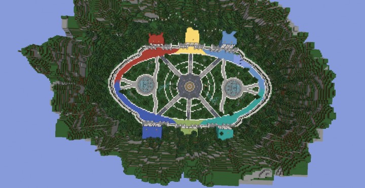 Hub spawn (hive style) Minecraft Map