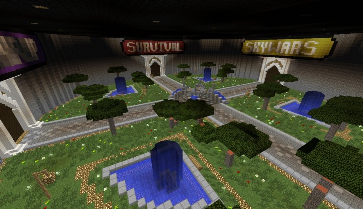 Simple server Hub/ Lobby Minecraft Map