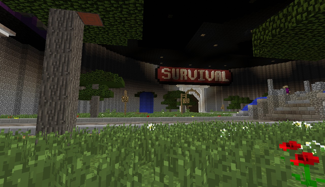 Simple server Hub/ Lobby Minecraft Map