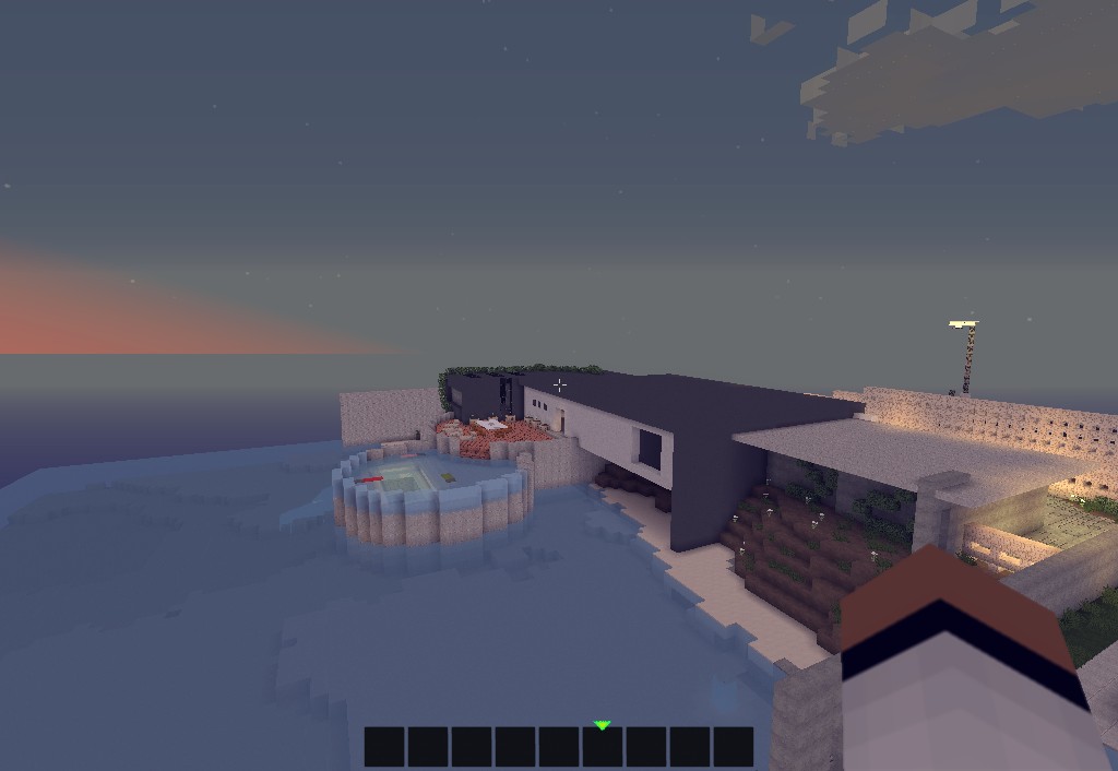 Modern Beach house Minecraft Map