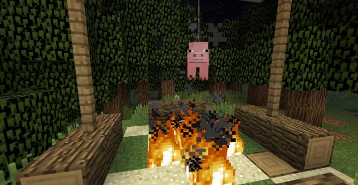 Pig for dinner. Minecraft Map