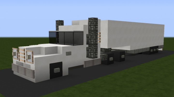 ~Modern Truck with 3 trailers~ Minecraft Map
