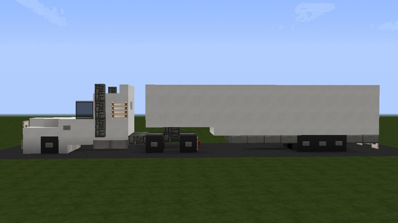~Modern Truck with 3 trailers~ Minecraft Map
