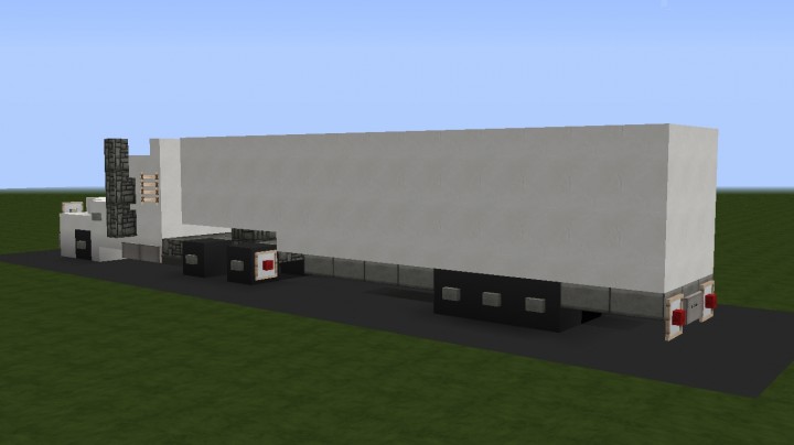 ~Modern Truck with 3 trailers~ Minecraft Map