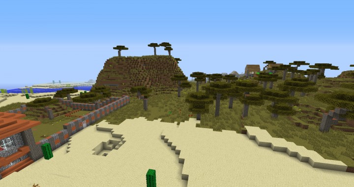 Survival Base + Zombie Spawner Minecraft Map