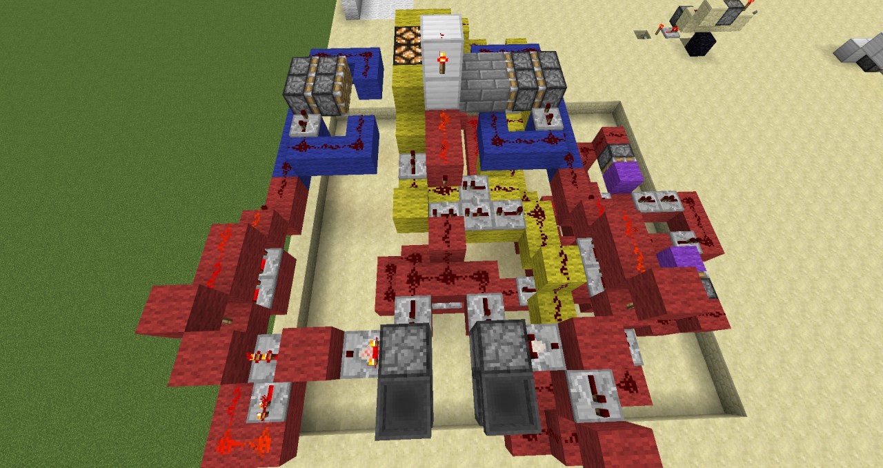 Floor block switcher 2x2 lamps [v2.0] Minecraft Map