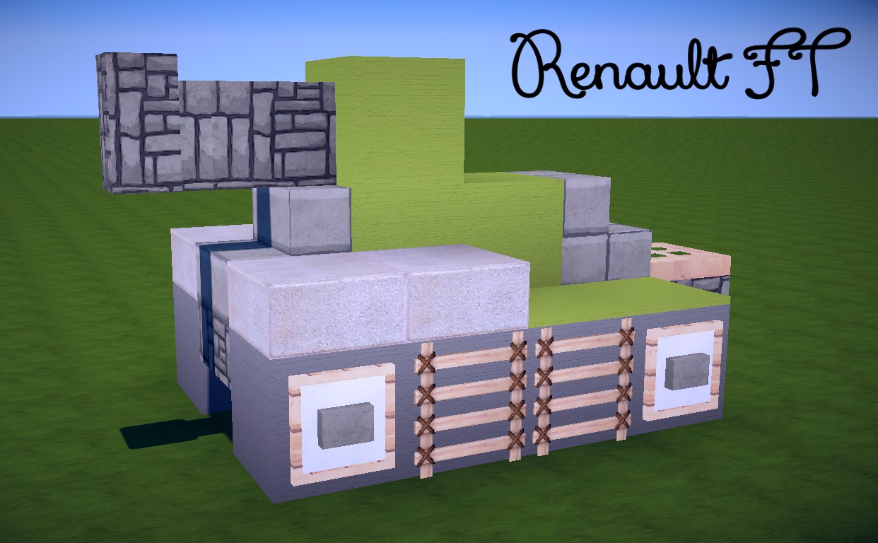 Renault FT | 1:1 Scale Minecraft Map