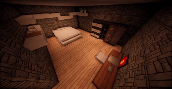 Cyan || Modern house Minecraft Map