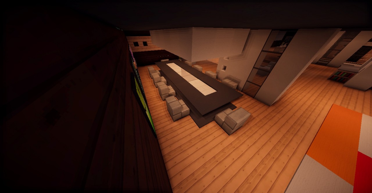 Cyan || Modern house Minecraft Map