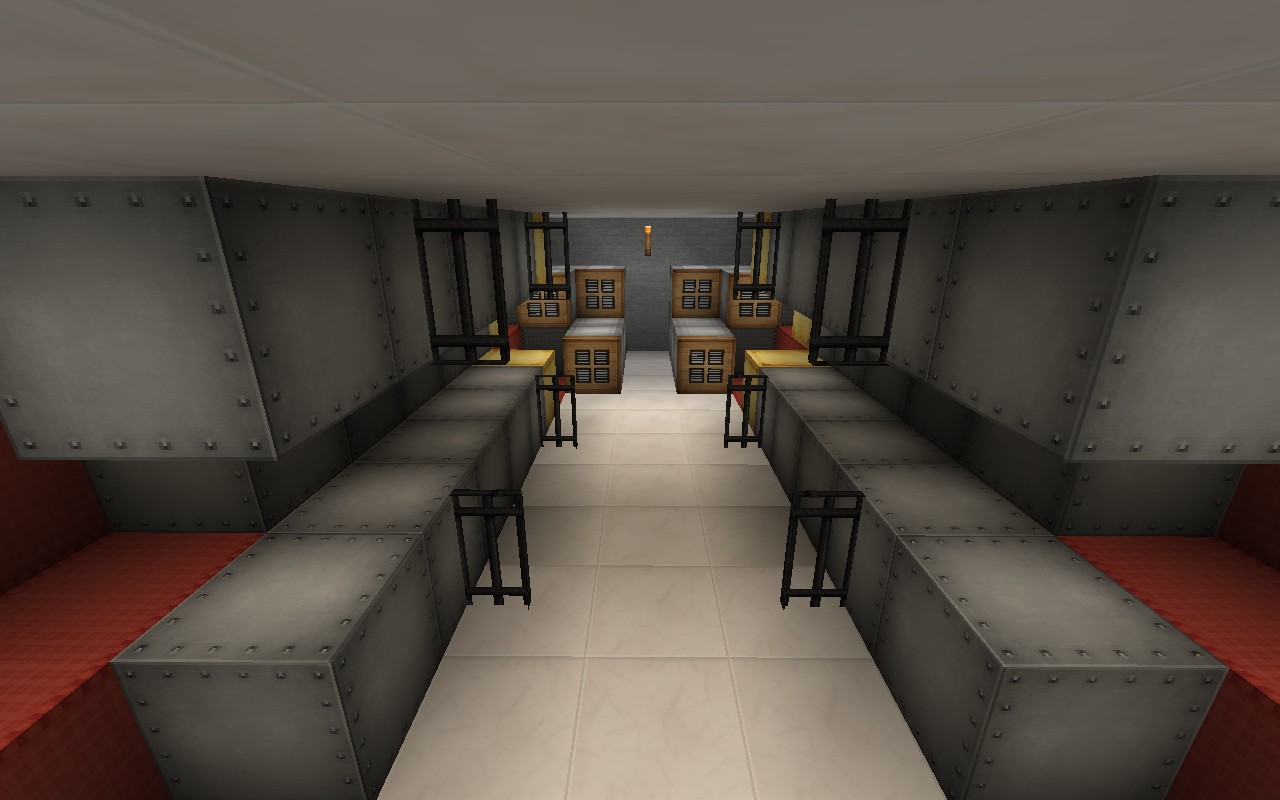 I-400 Sentoku Submarine With Full Interiors+Working Engine Minecraft Map