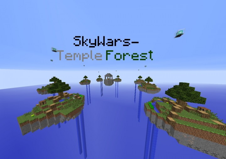SkyWars - Temple Forest Minecraft Map