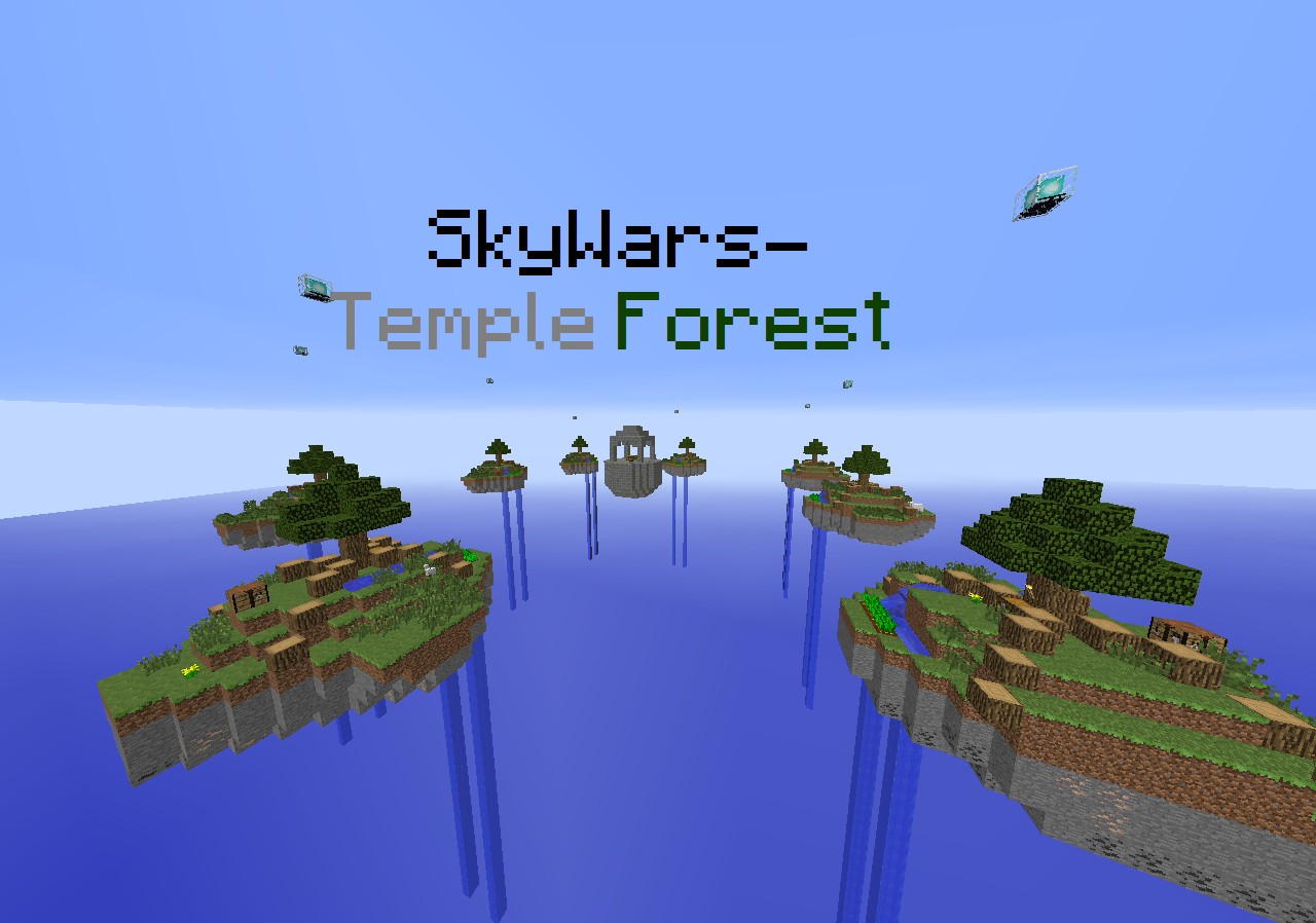 SkyWars - Temple Forest Minecraft Map
