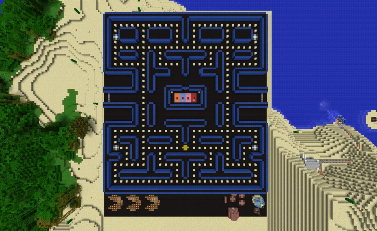 Pac-Man - Level 1 Minecraft Map