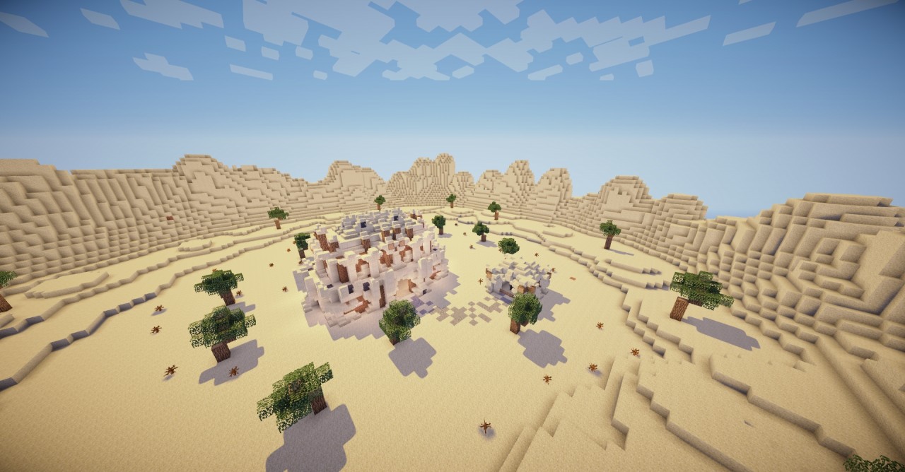 Desert Village House Minecraft Map