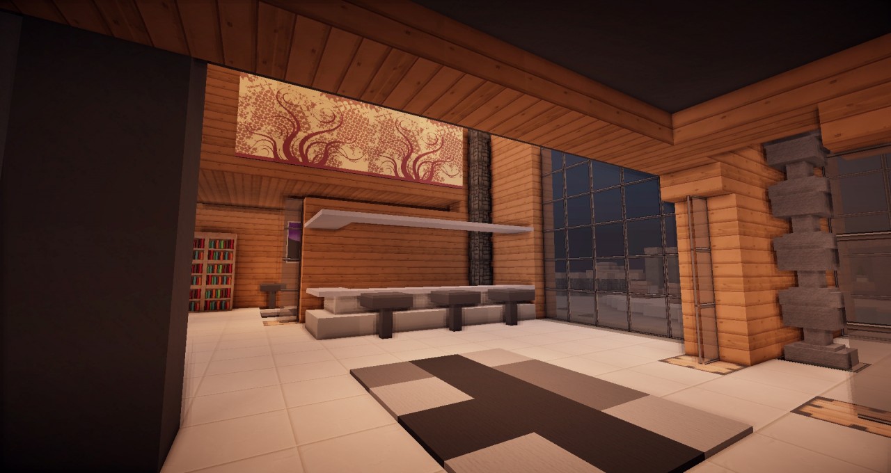 Minecraft Realistic Modern Home Two Minecraft Map