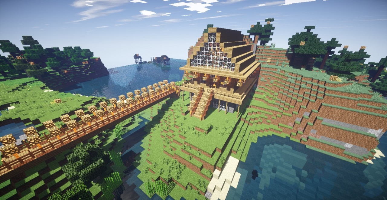Beautiful Rustic House Minecraft Map