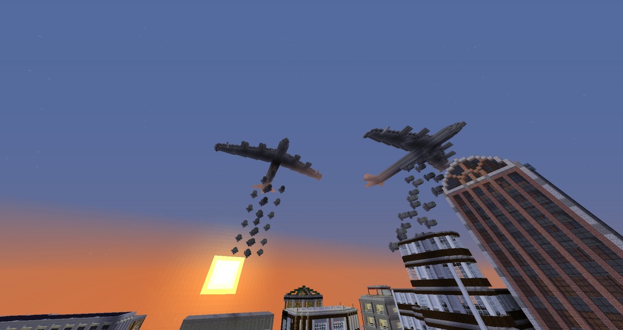 B-52 Carpet Bombing The City Of Urbem Minecraft Map