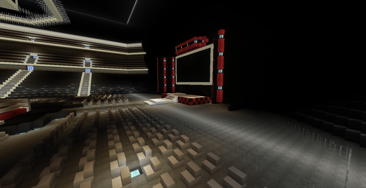 WWE RAW 2015 Arena Minecraft Map