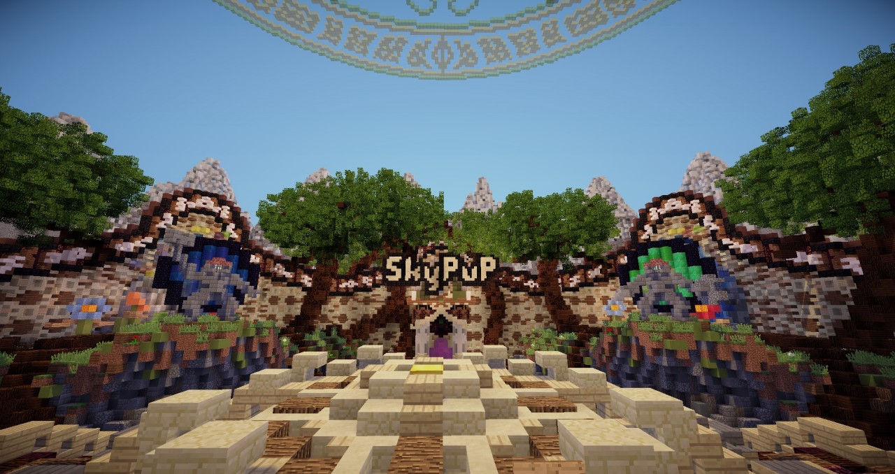 Epic Lobby - with 4 Portals Minecraft Map
