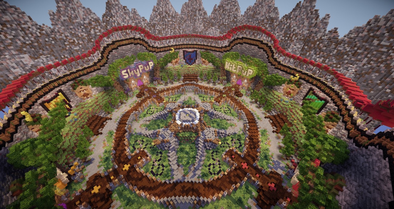 [SELLING] Epic Medieval Lobby - with 4 Portals Minecraft Map