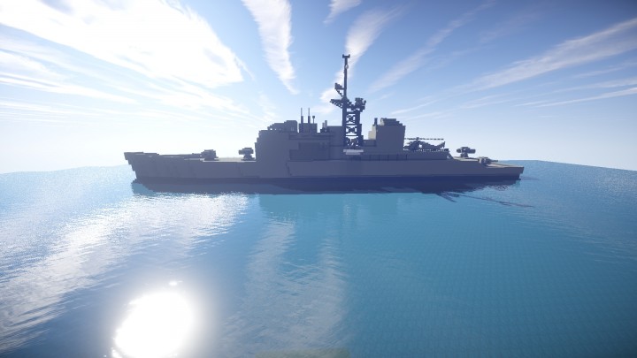 USS Ticonderoga (CG-47) Baseline I - Rocket Cruiser Minecraft Map