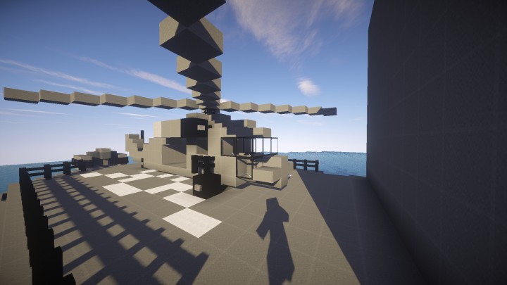 USS Ticonderoga (CG-47) Baseline I - Rocket Cruiser Minecraft Map