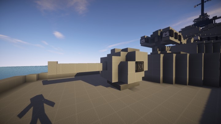 USS Ticonderoga (CG-47) Baseline I - Rocket Cruiser Minecraft Map