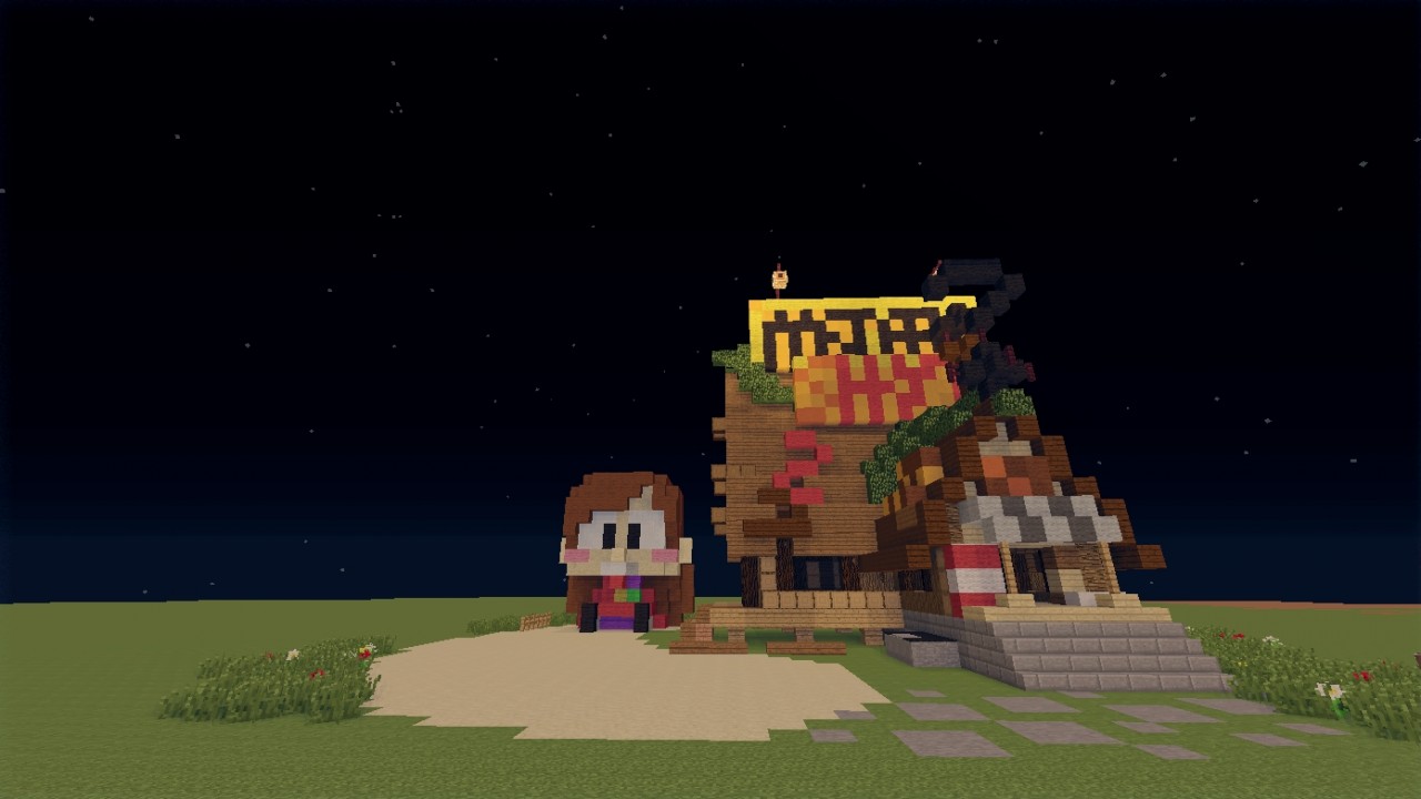 The Mystery Shack in Gravity Falls Minecraft Map