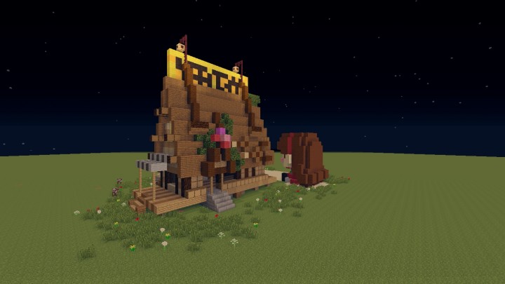The Mystery Shack in Gravity Falls Minecraft Map
