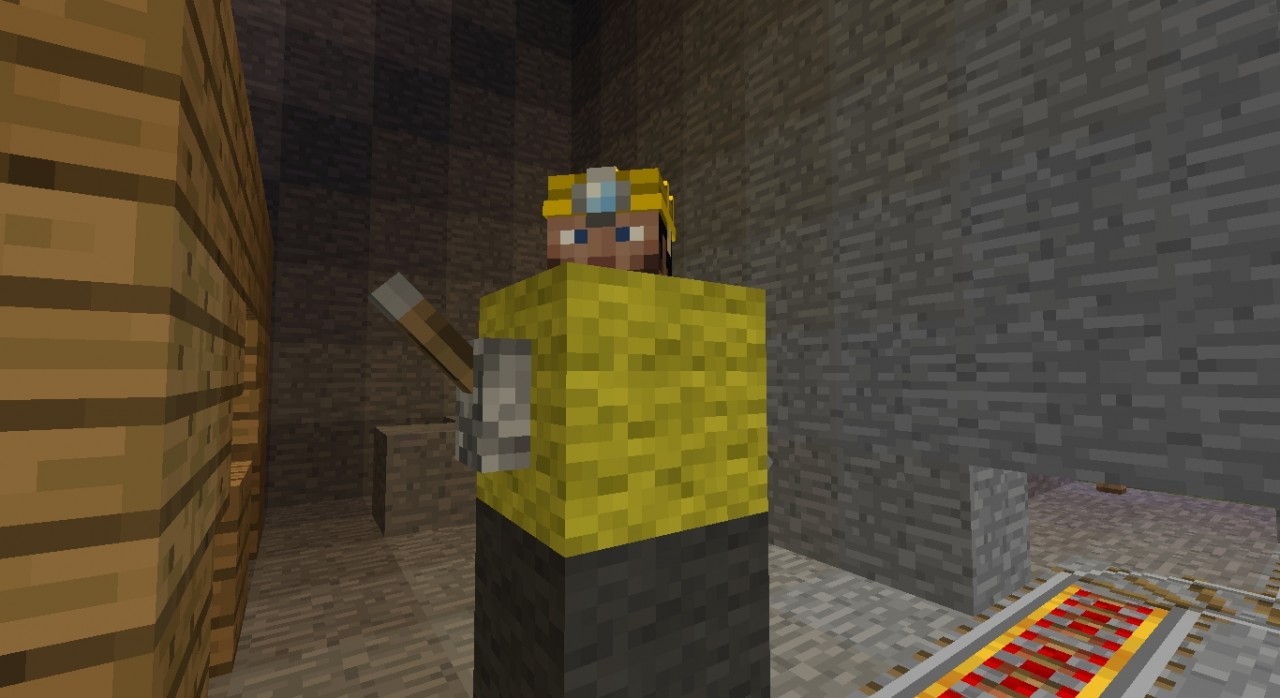 Spelunky Themed Roller Coaster (Abandoned) Minecraft Map