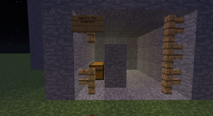 Spelunky Themed Roller Coaster (Abandoned) Minecraft Map