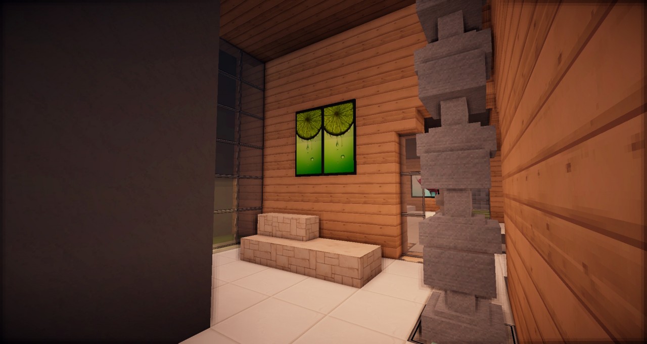 Minecraft Realistic Modern Home Two Minecraft Map