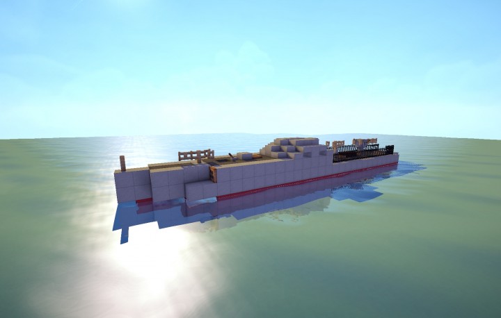 E-Boat S-100 Schnellboot Patrol Boat Minecraft Map