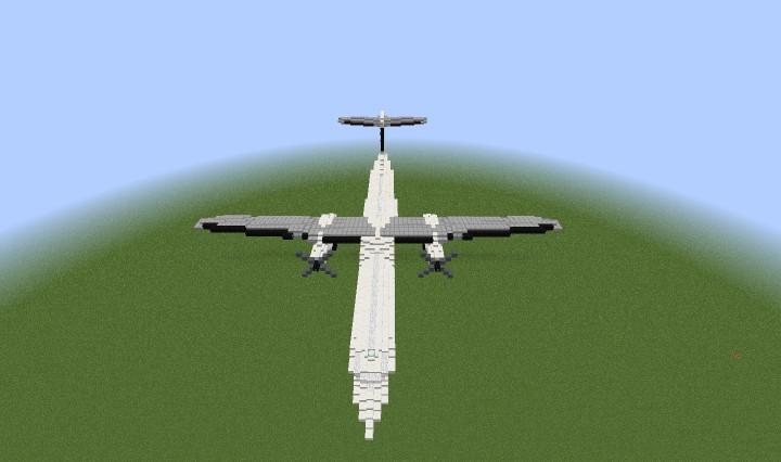 Bombardier Dash 8-Q400 [+ Download] Minecraft Map