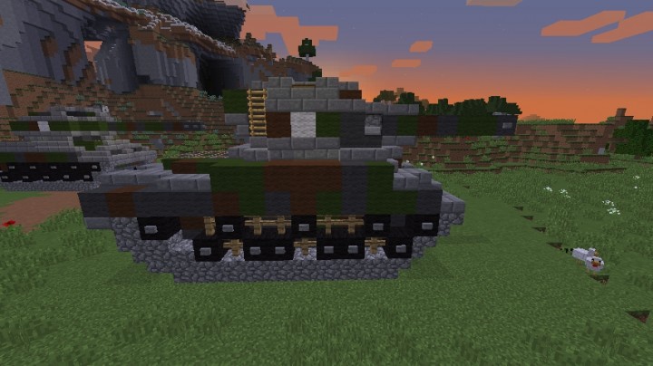 M4A3E8 Sherman "Easy Eight" and M36 Jackson Tank Destroyer Minecraft Map